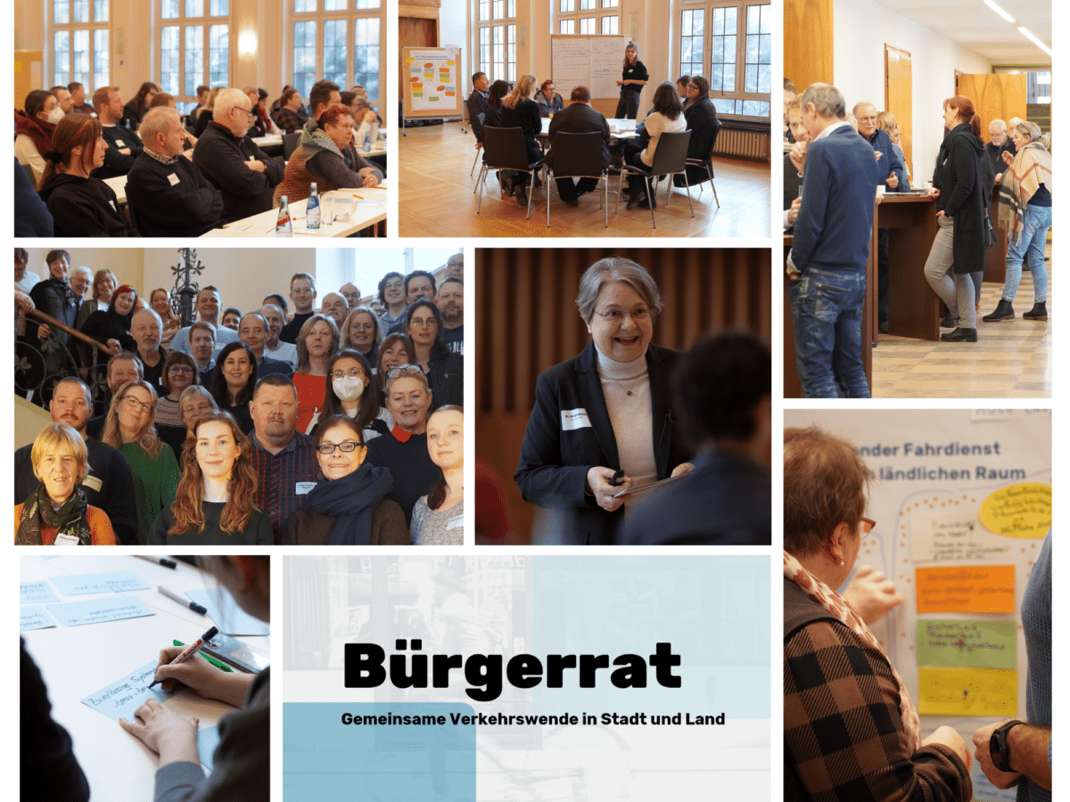 Bürgerrat „Gemeinsame Verkehrswende in Stadt und Land“ hat finale ...